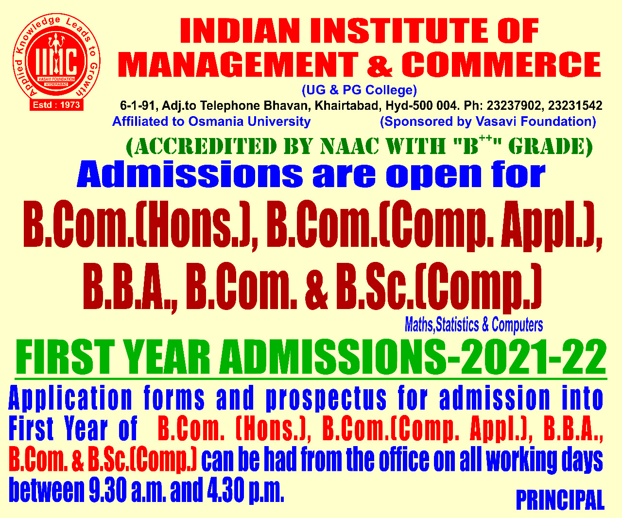 IIMC Hyd
